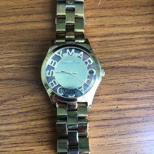 Marc Jacobs | Jewelry | Marc Jacobs Henry Gold Skeleton Watch | Poshmark